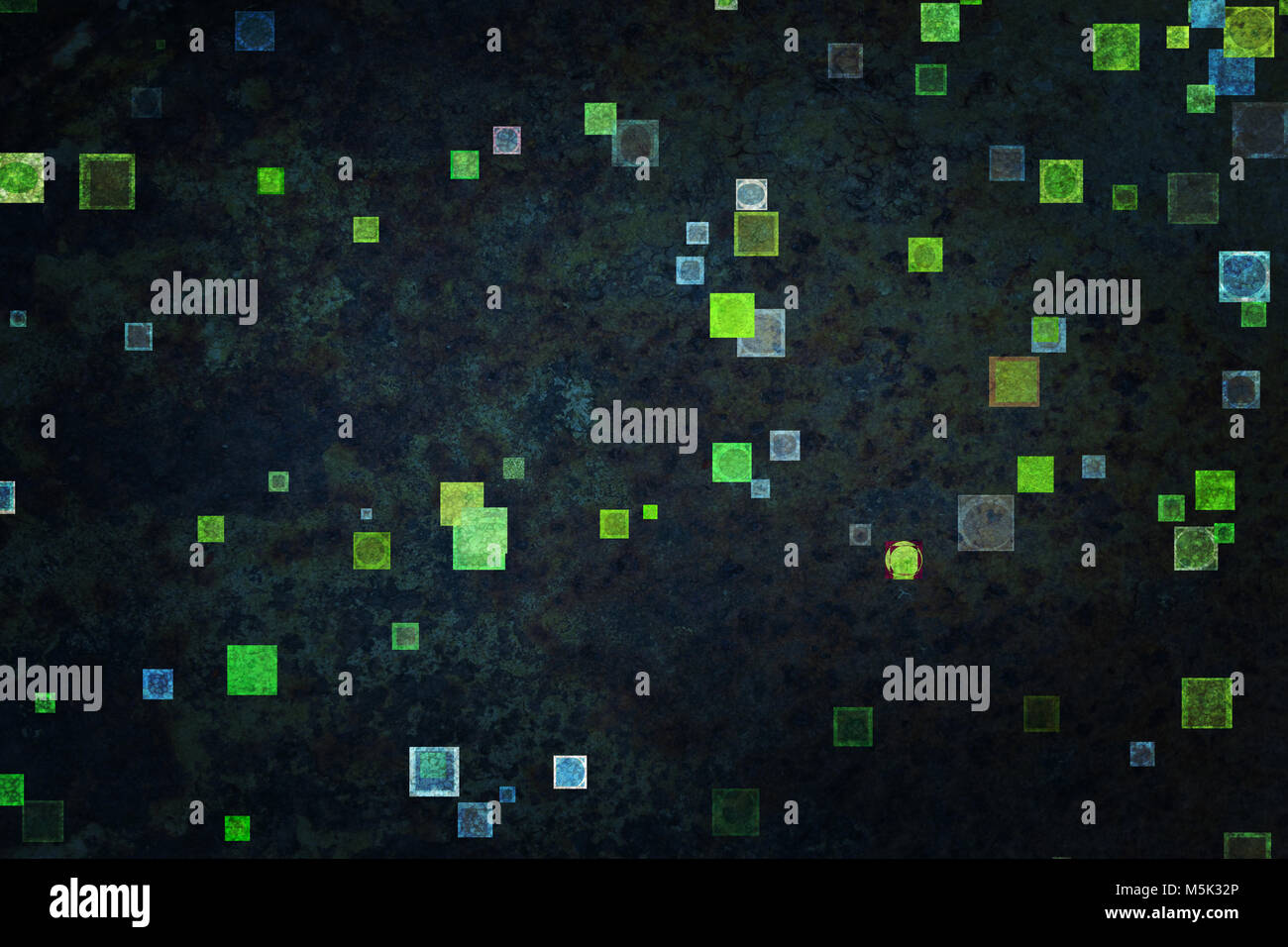 Random square shape, digital generative art for design texture ...