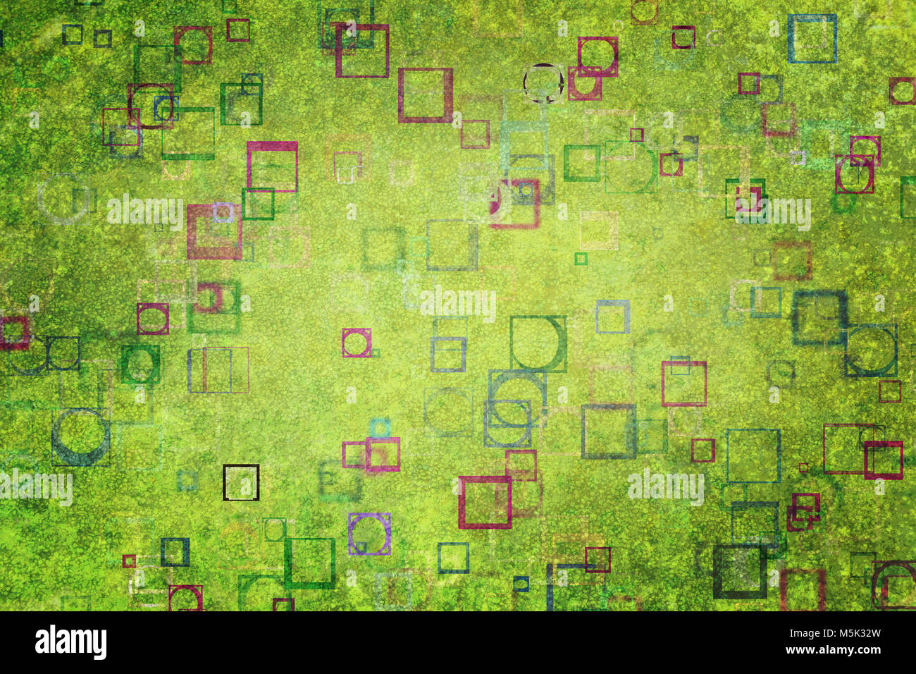 Random square shape, digital generative art for design texture ...