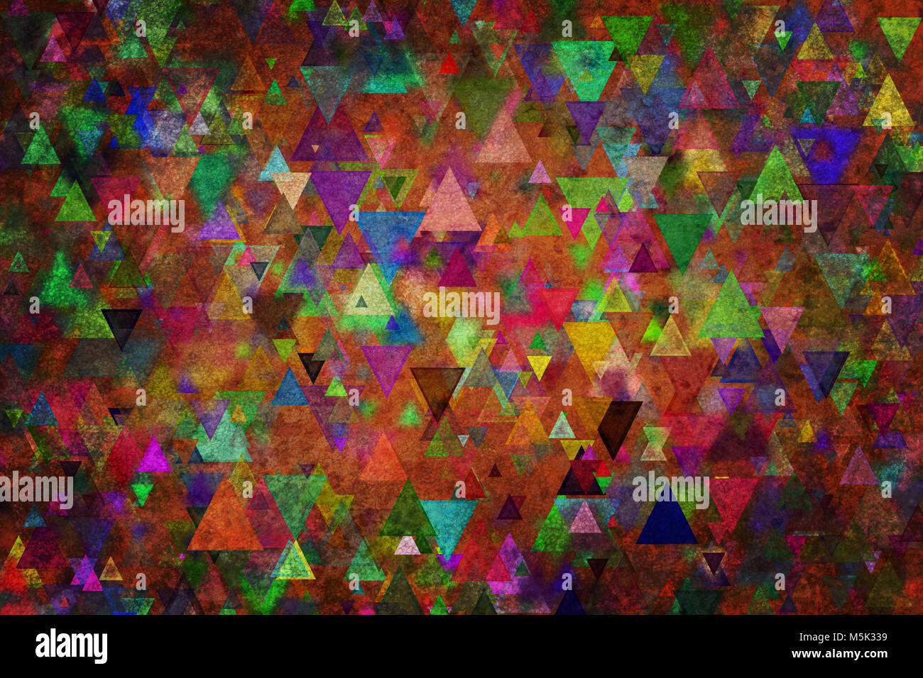 Random triangle shape, digital generative art for design texture ...