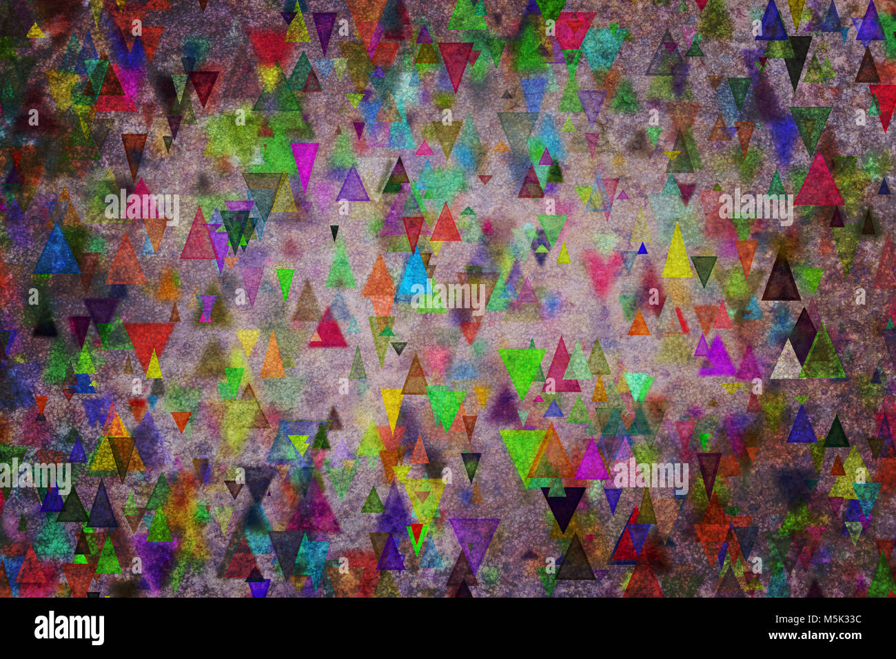 Random triangle shape, digital generative art for design texture ...