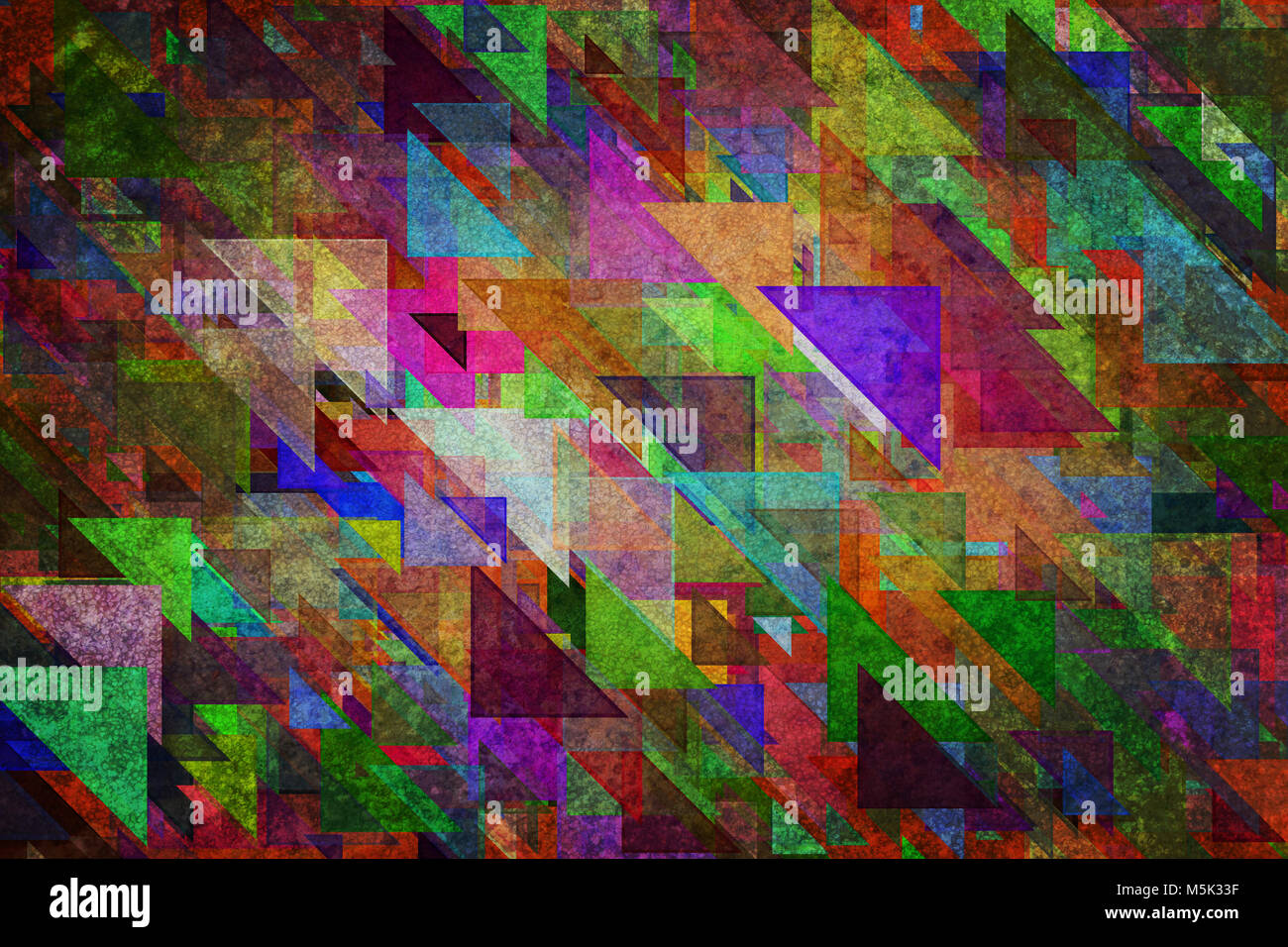 Random triangle shape, digital generative art for design texture ...