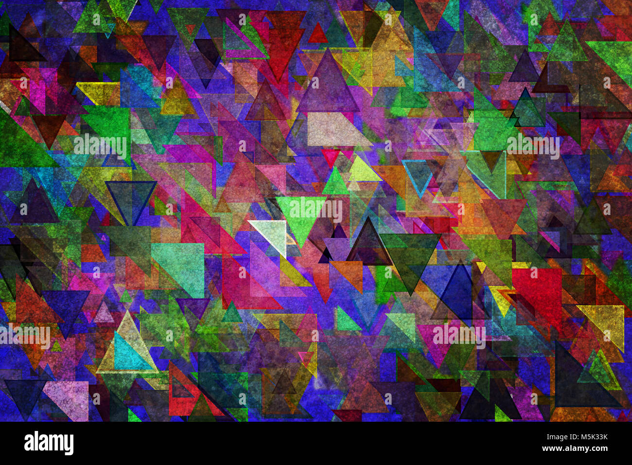 Random triangle shape, digital generative art for design texture ...