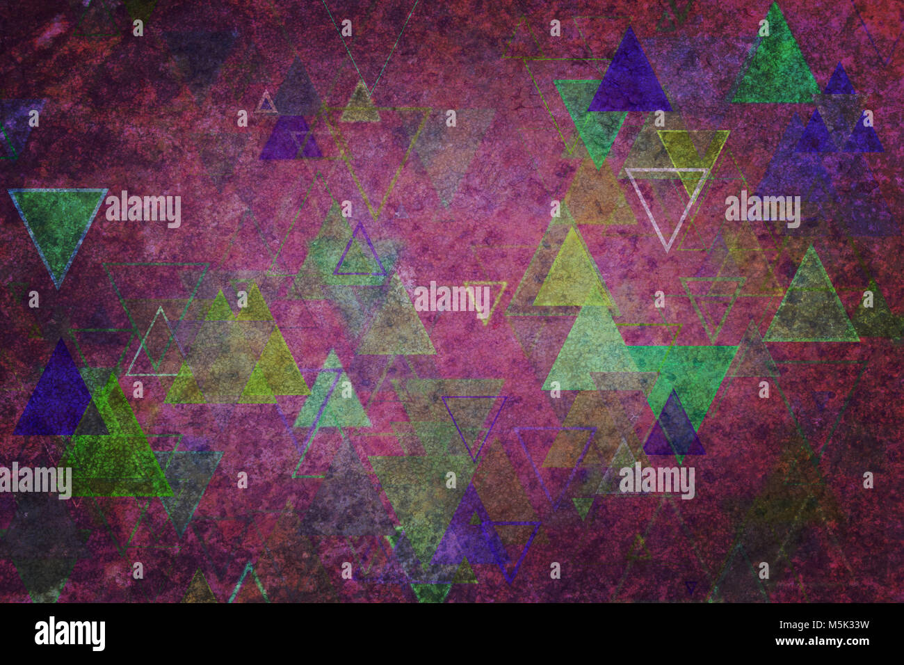 Random triangle shape, digital generative art for design texture ...