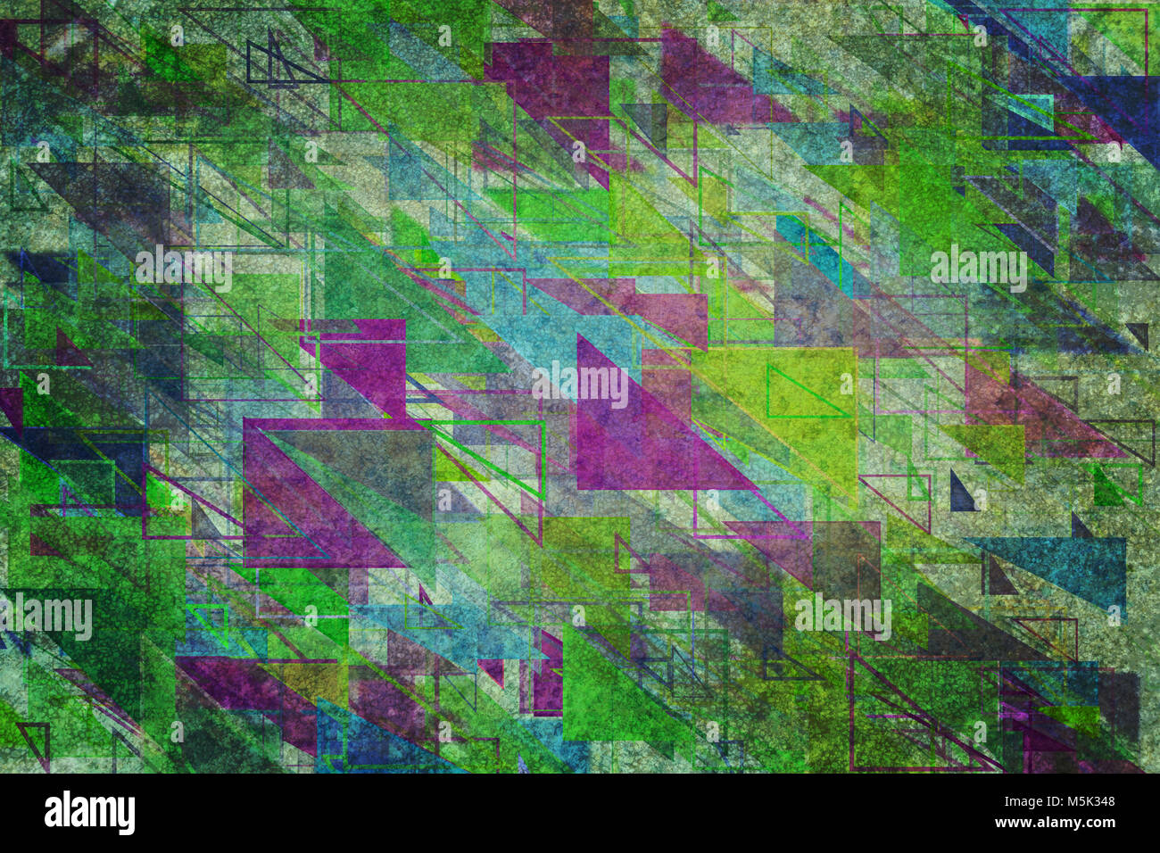 Random triangle shape, digital generative art for design texture ...