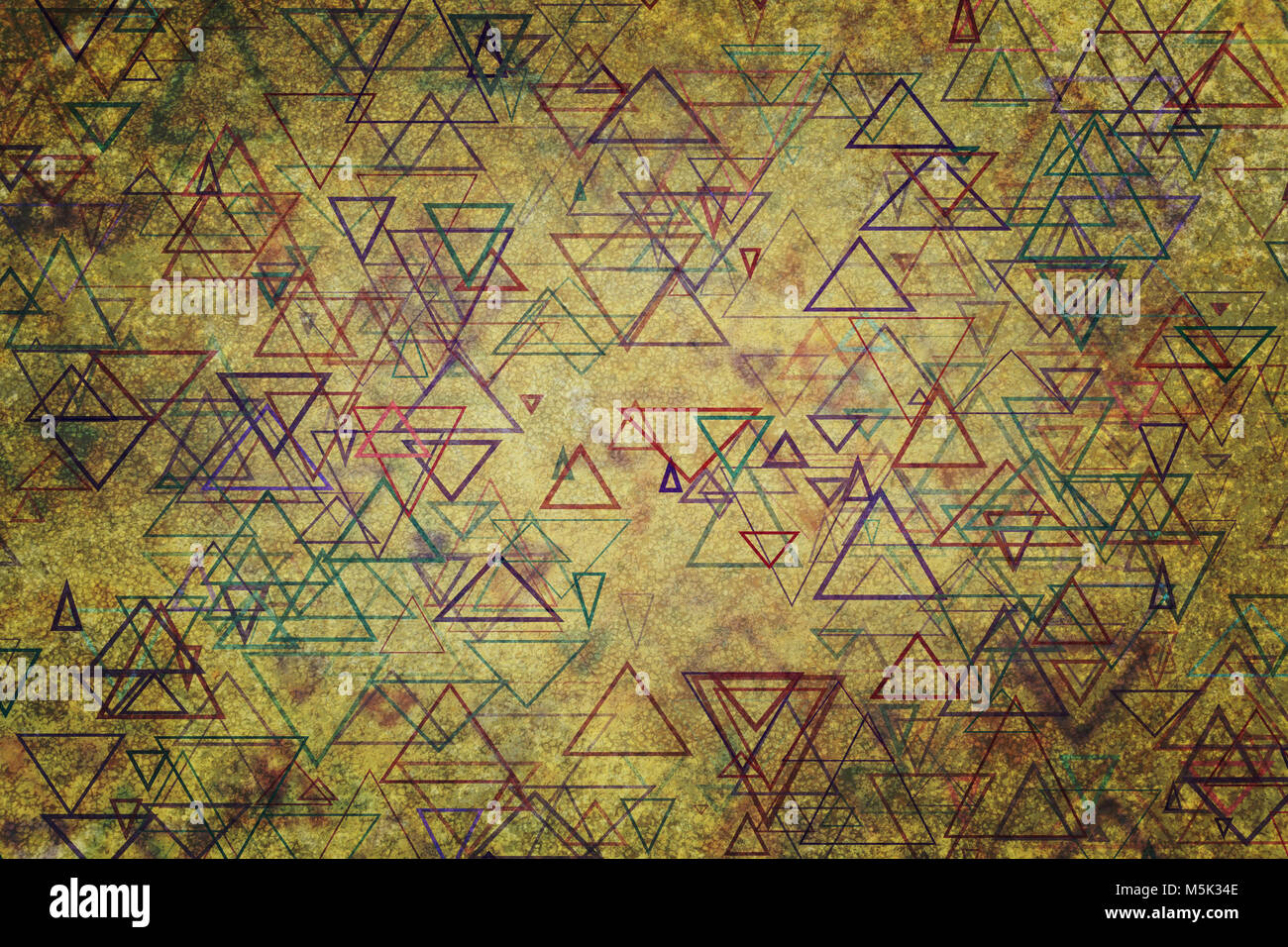 Random triangle shape, digital generative art for design texture ...