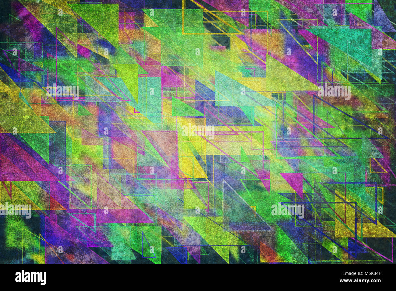 Random triangle shape, digital generative art for design texture ...