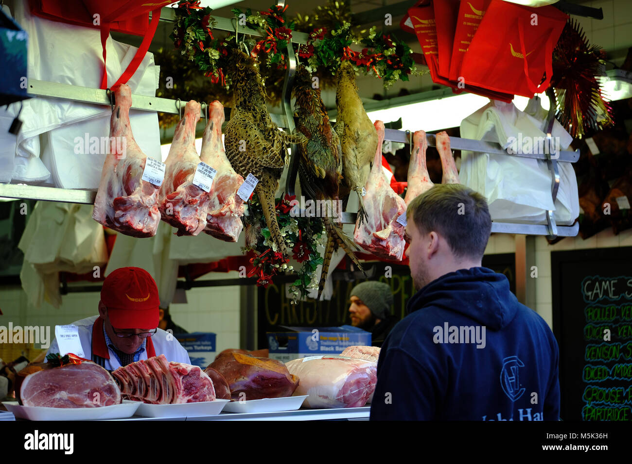 Butcher by Spitalfields Market, London, United Kingdom Stock Photo - Alamy