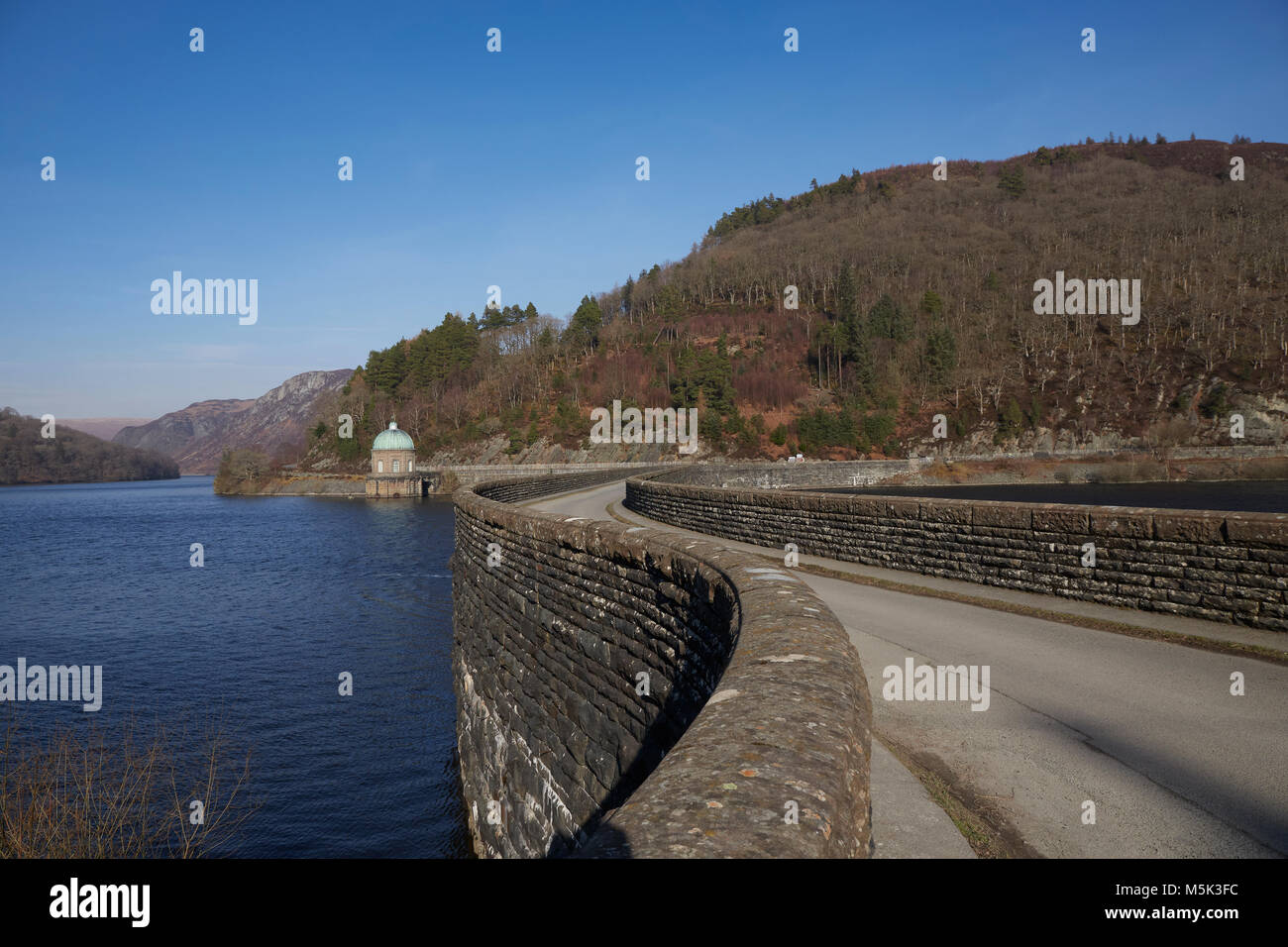 Foel Tower Garreg Ddu Dam Elan Valley Rhayader Powys Wales UK Stock ...