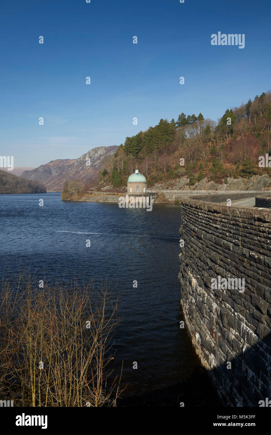 Foel Tower Garreg Ddu Dam Elan Valley Rhayader Powys Wales UK Stock ...