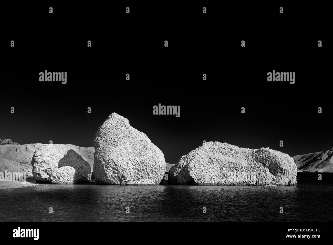 Three rocks at Beritnica beach, Pag, Croatia Stock Photo - Alamy