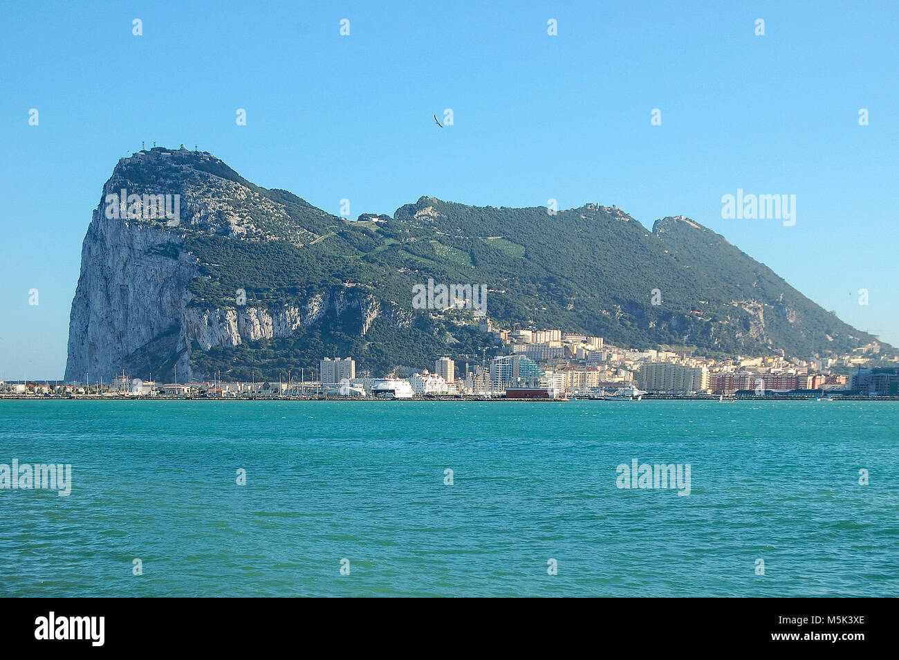 The Rock of Gibraltar, one of the two Pillars of Heracles - British ...