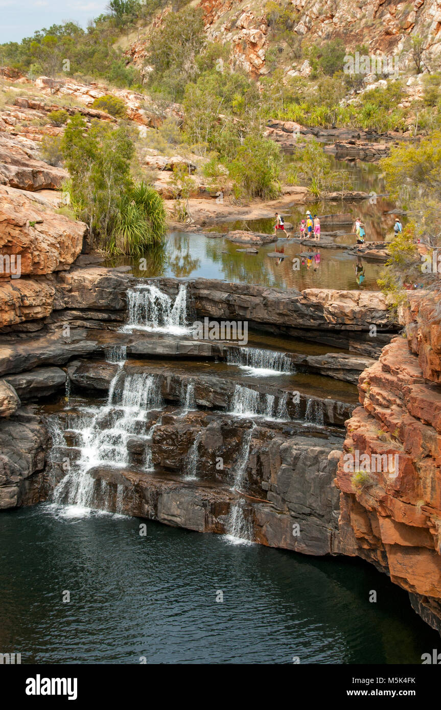 Bell Gorge Waterfall, the Kimberley, WA, Australia Stock Photo - Alamy