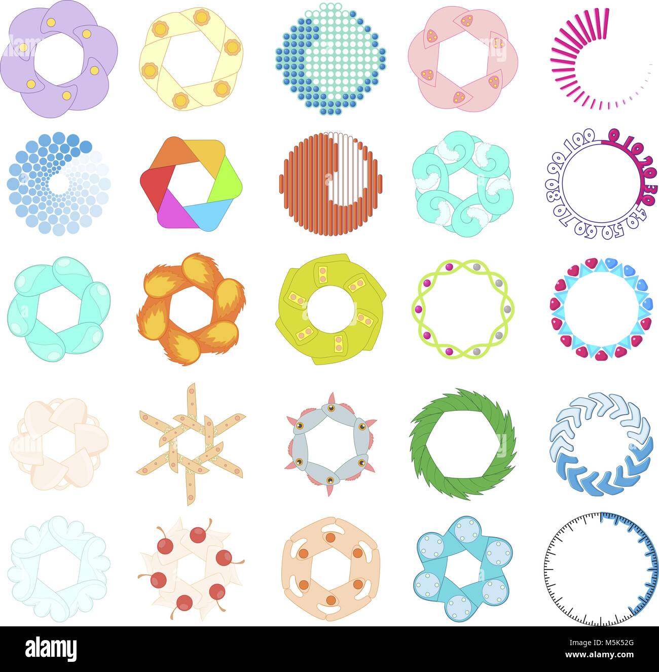 Loading icon set, cartoon style Stock Vector Image & Art - Alamy