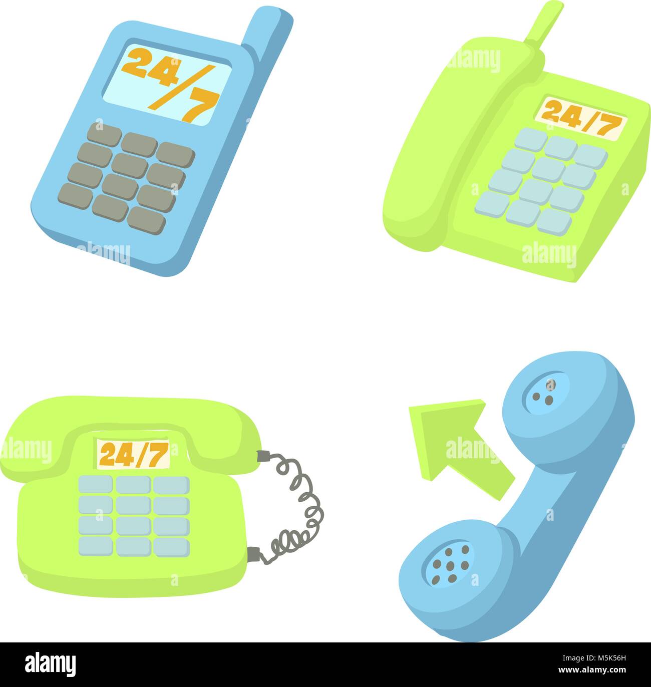 Touch tone telephone Stock Vector Images - Alamy