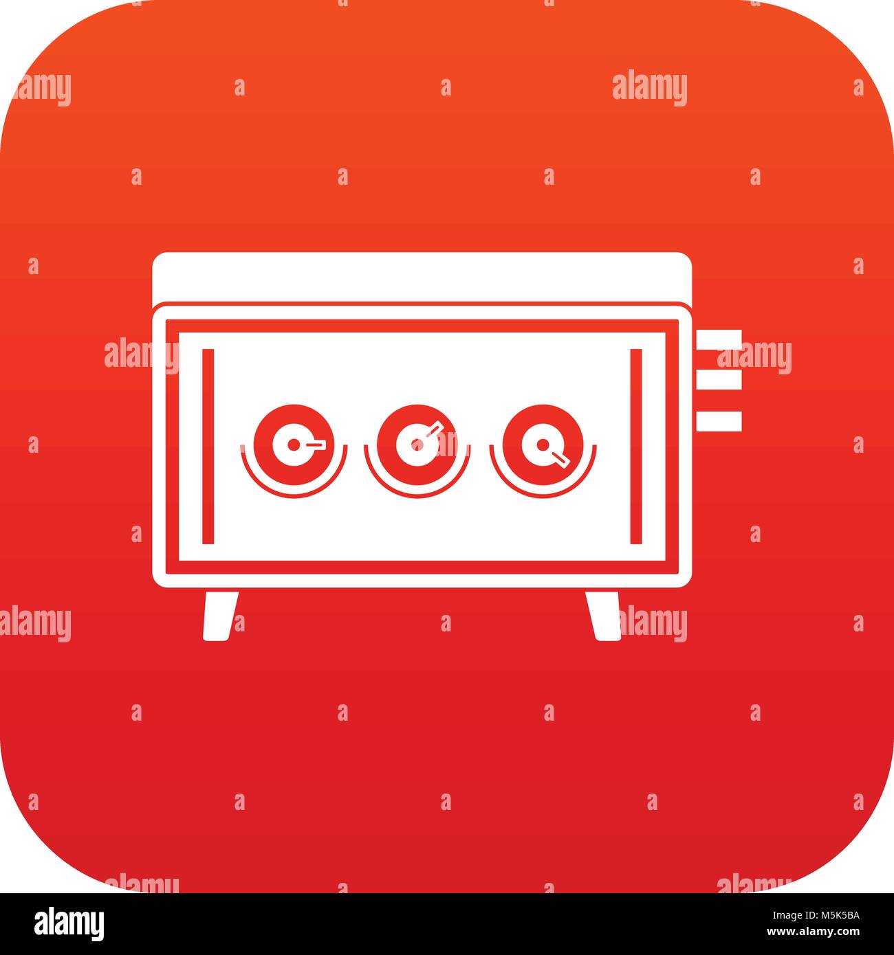 CD changer icon digital red Stock Vector Image & Art - Alamy