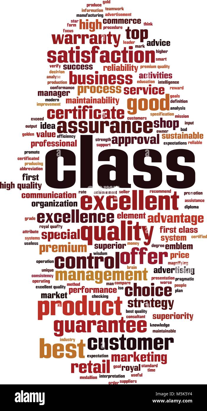 Class word cloud concept. Vector illustration Stock Vector Image & Art ...