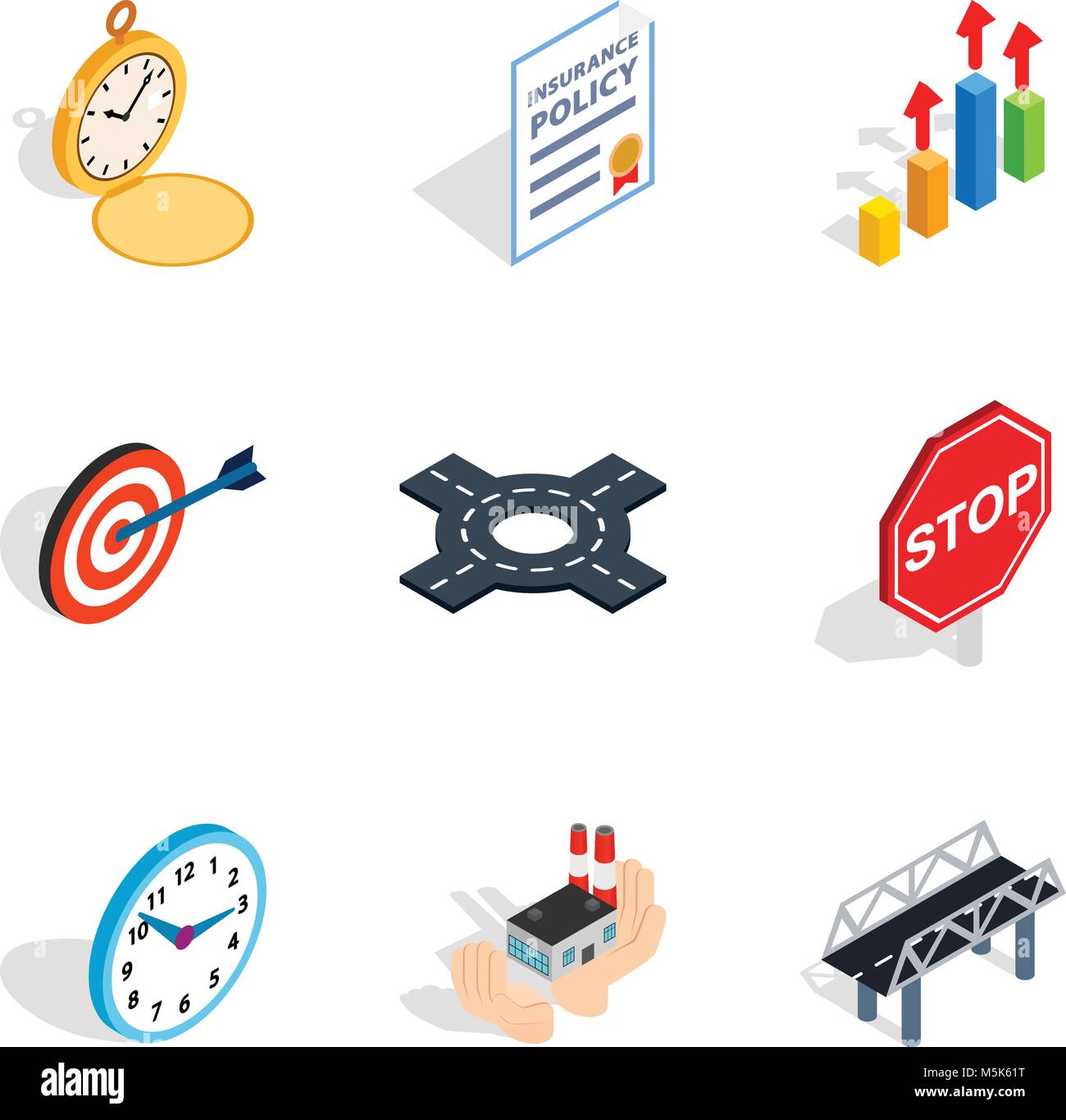 Stress relief icons set, isometric style Stock Vector Image & Art - Alamy