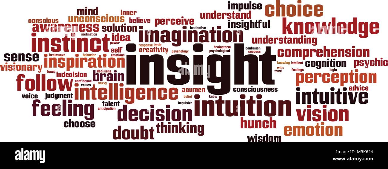 Insight word cloud concept. Vector illustration Stock Vector Image ...