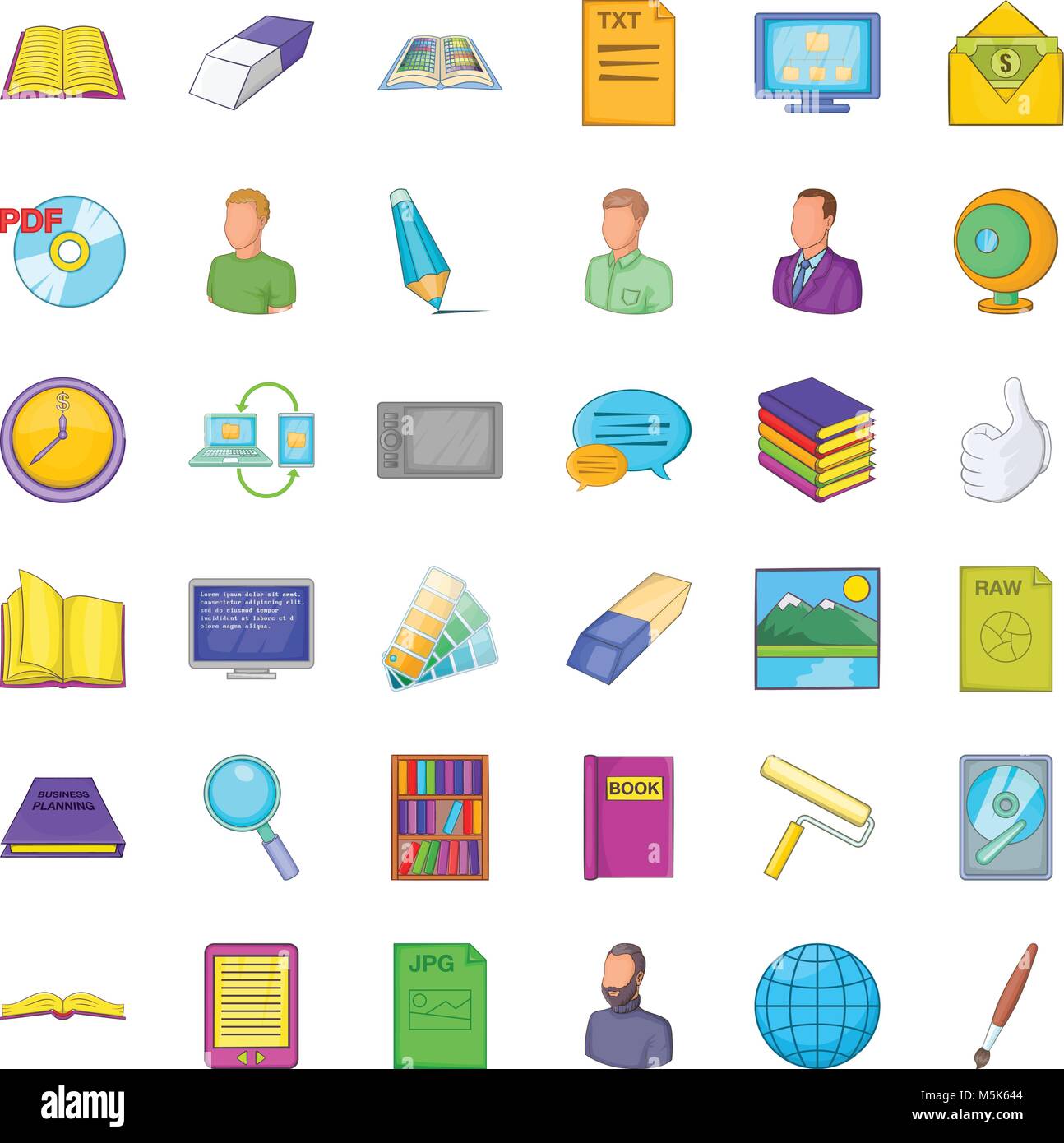 Ownership icons set, cartoon style Stock Vector Image & Art - Alamy
