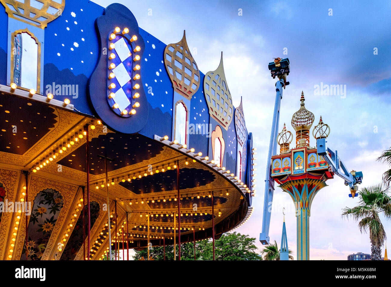 Copenhagen tivoli gardens carousel hi-res stock photography and images ...