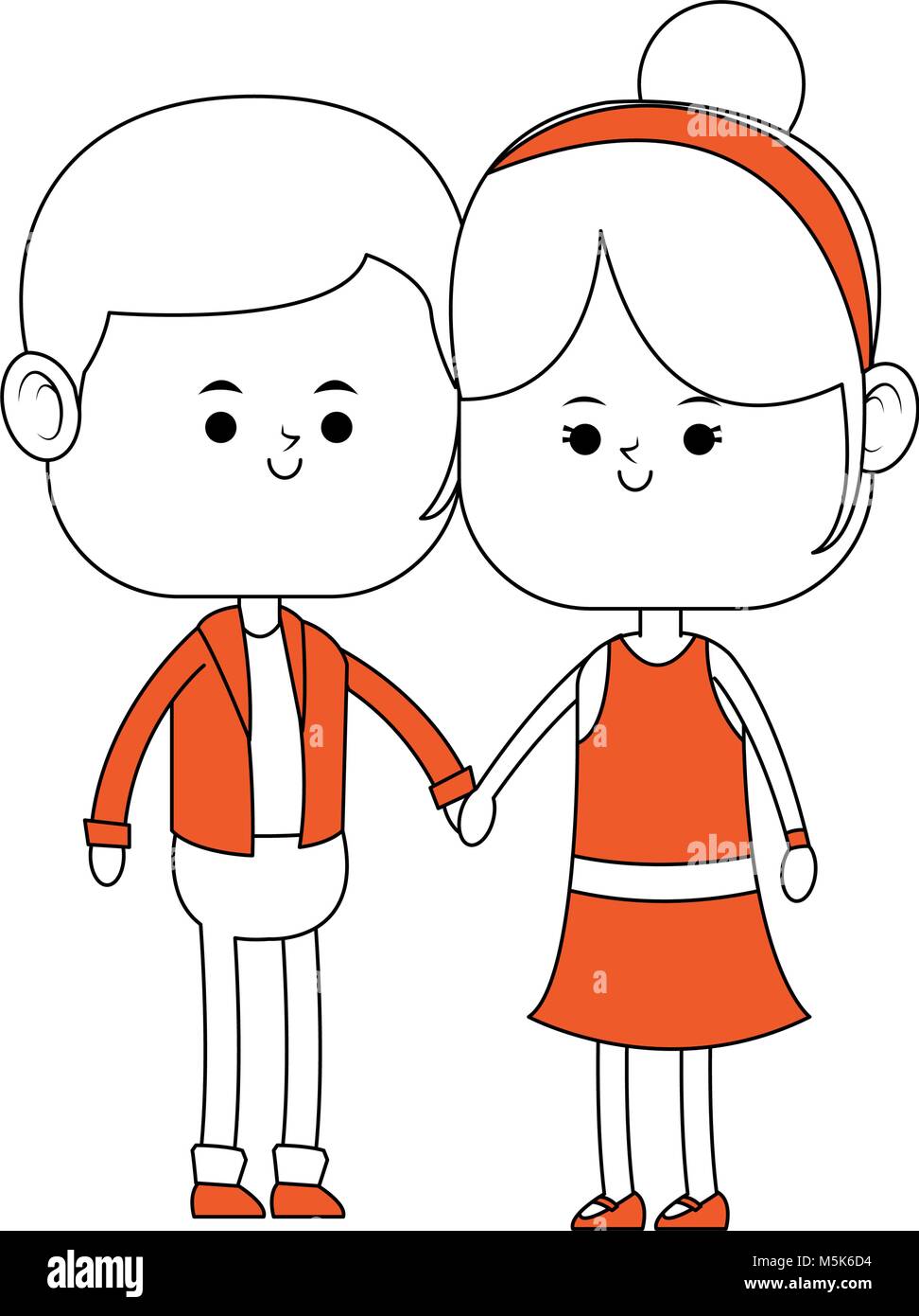 Cute couple cartoon Stock Vector Image & Art - Alamy