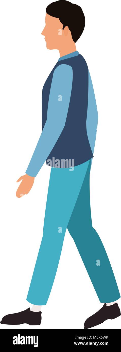Man walking cartoon Stock Vector Image & Art - Alamy