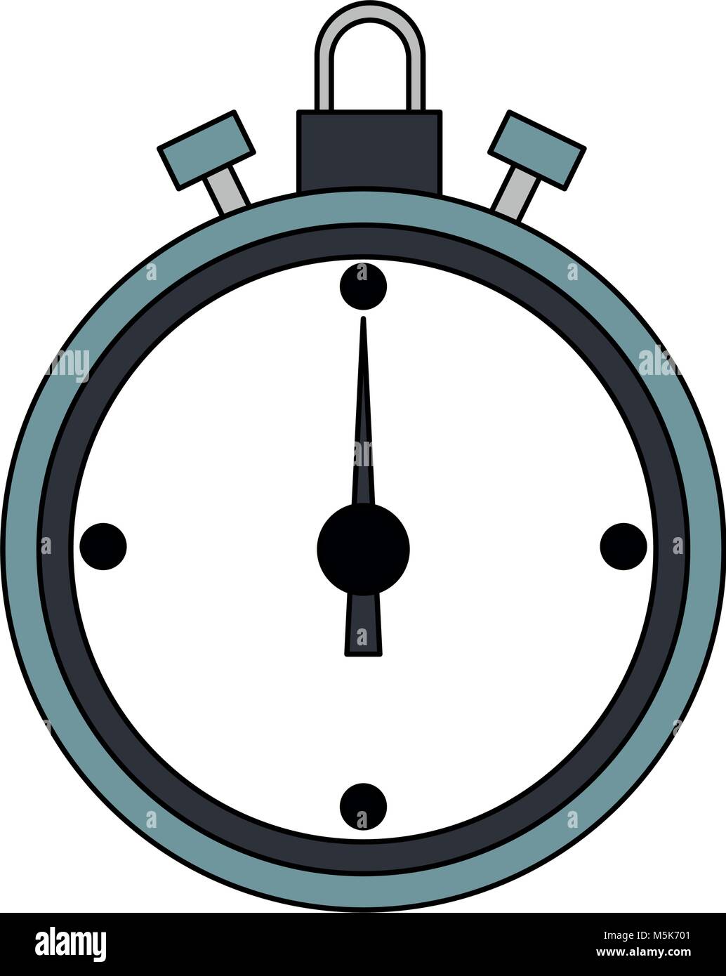 Timer clock symbol Stock Vector Image & Art - Alamy