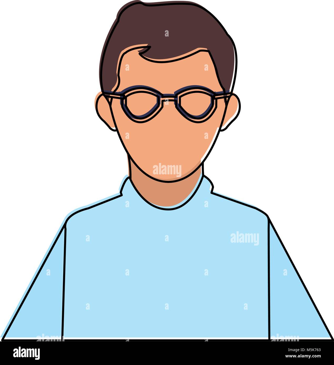 Scientific avatar cartoon Stock Vector Image & Art - Alamy