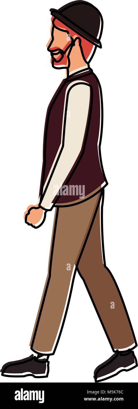 Man walking cartoon Stock Vector Image & Art - Alamy