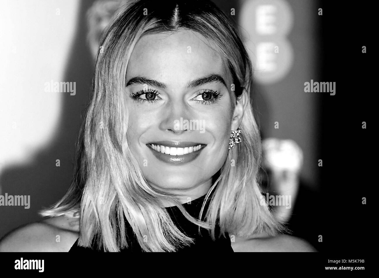 Margot Robbie attends the EE British Academy Film Awards (BAFTA) at the ...