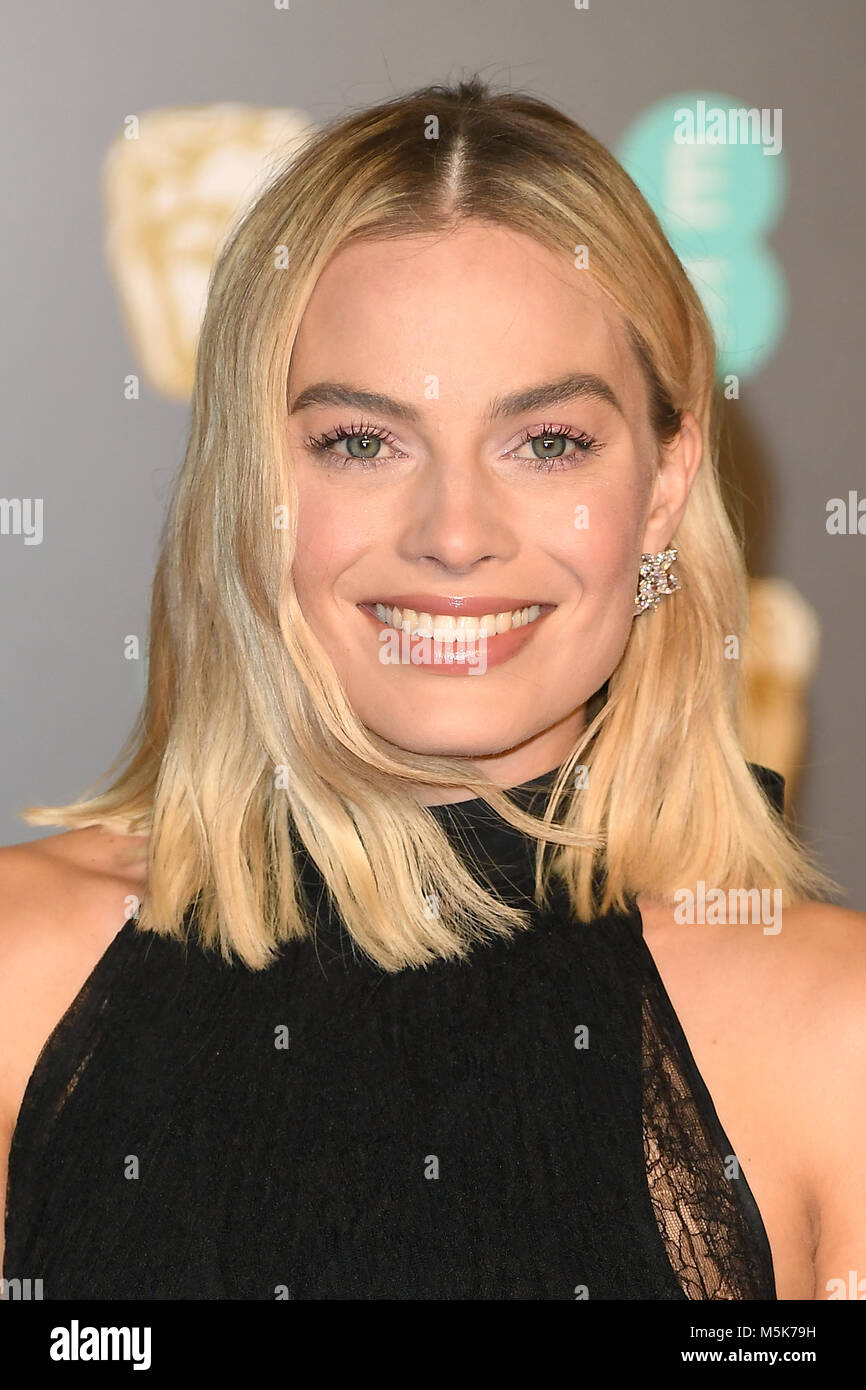 Margot Robbie attends the EE British Academy Film Awards (BAFTA) at the ...