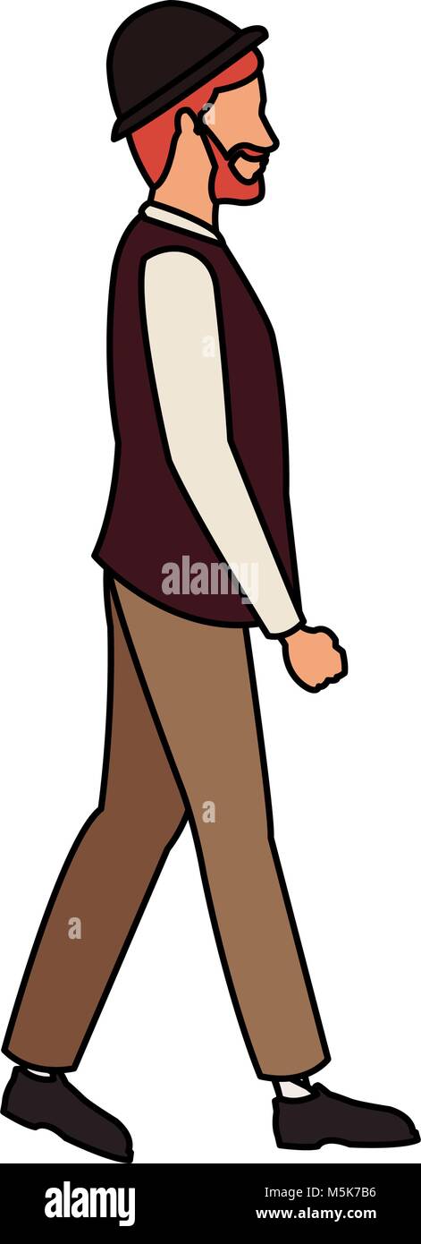 Man walking cartoon Stock Vector Image & Art - Alamy