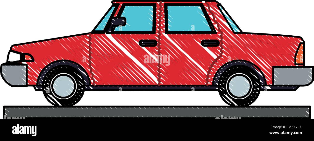 Sedan vehicle cartoon Stock Vector Image & Art - Alamy