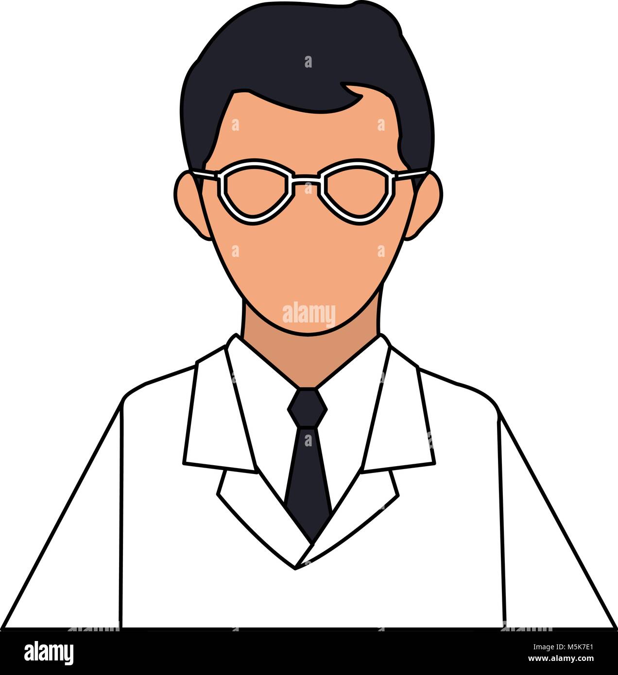 Scientific man avatar icon hi-res stock photography and images - Alamy