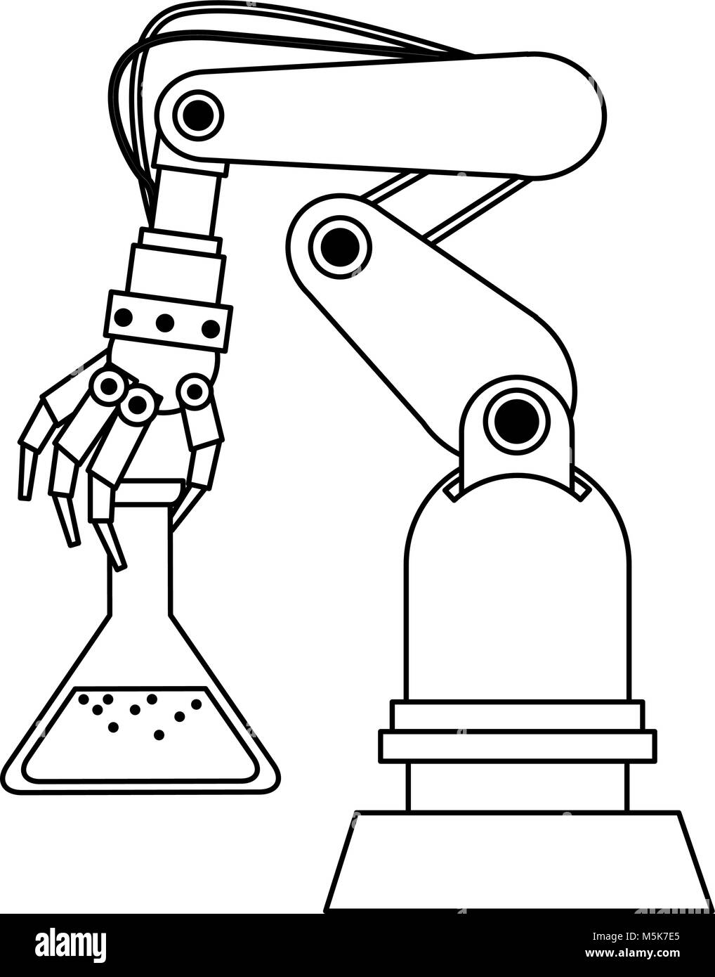 Factory robot arm Stock Vector Image & Art - Alamy