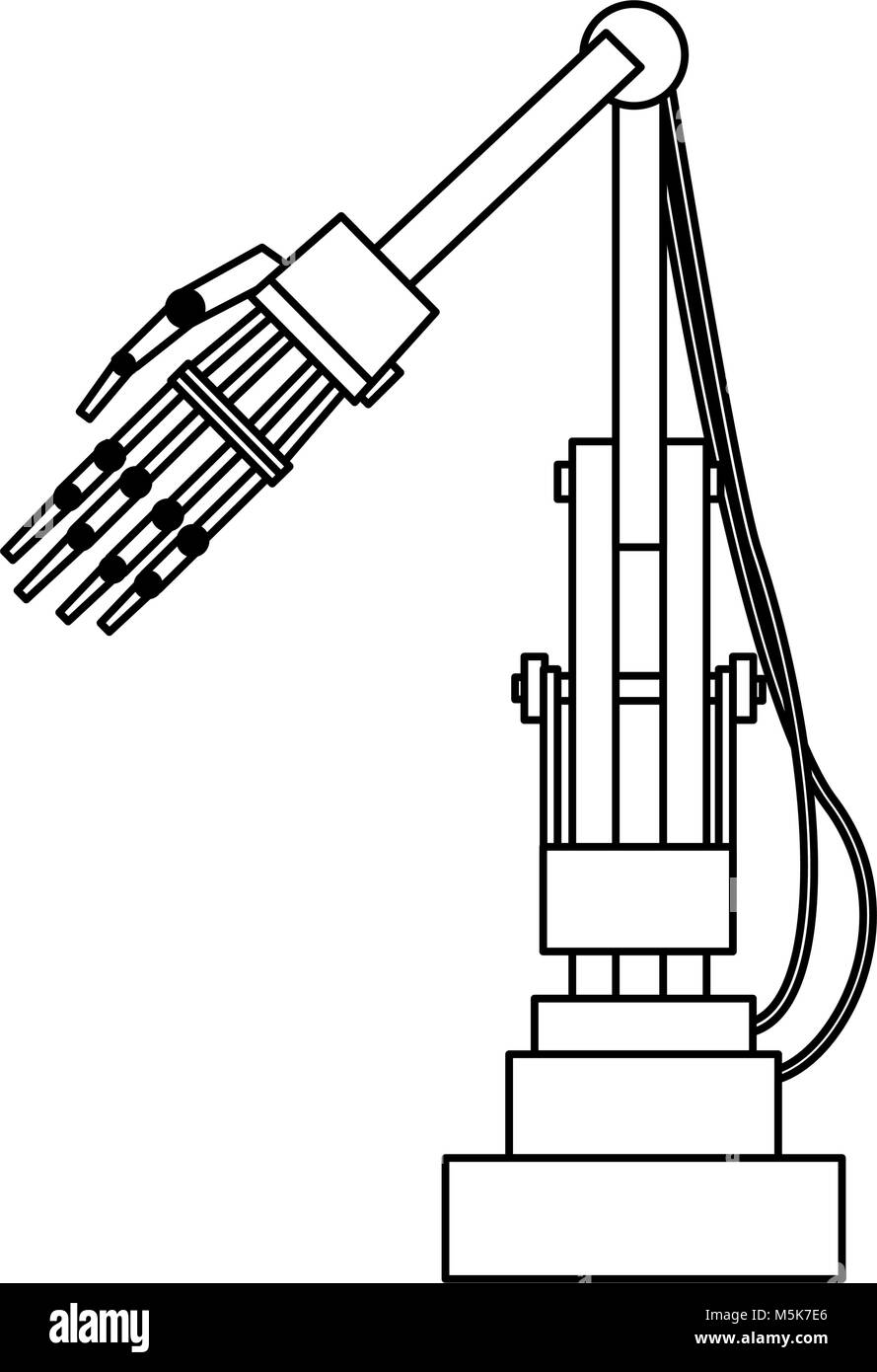 High tech workshop Stock Vector Images - Alamy
