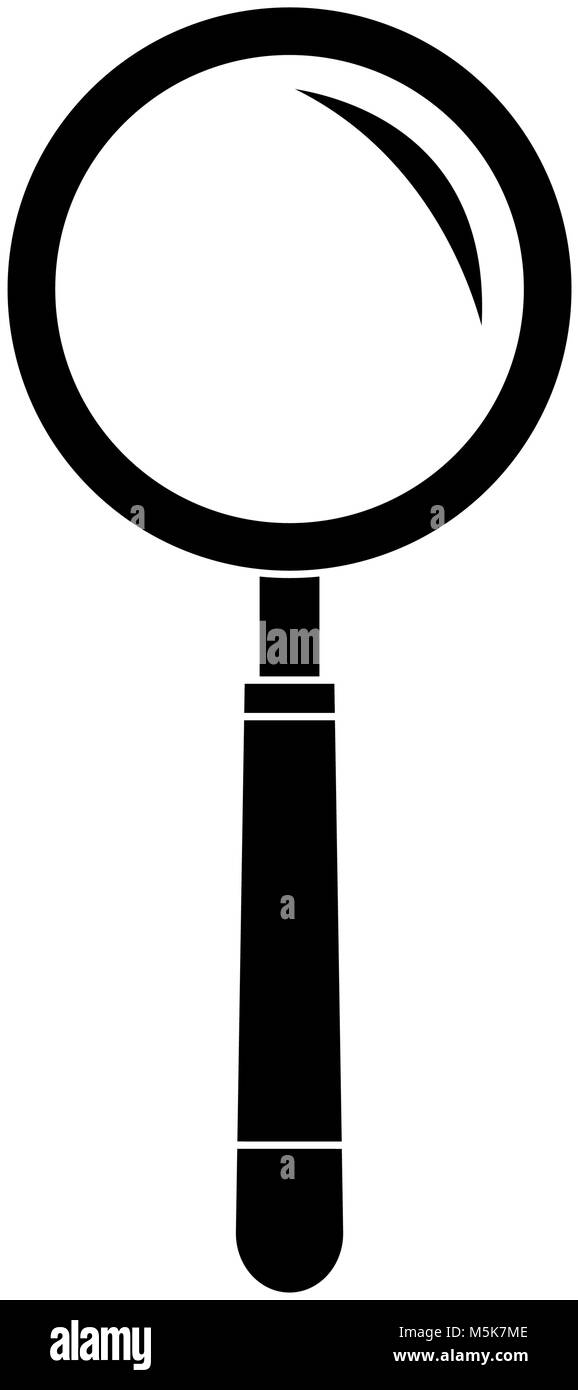 Magnifying glass symbol Stock Vector Image & Art - Alamy