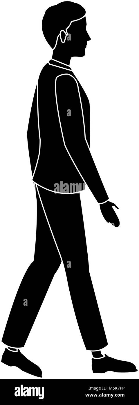 Man walking cartoon Stock Vector Image & Art - Alamy