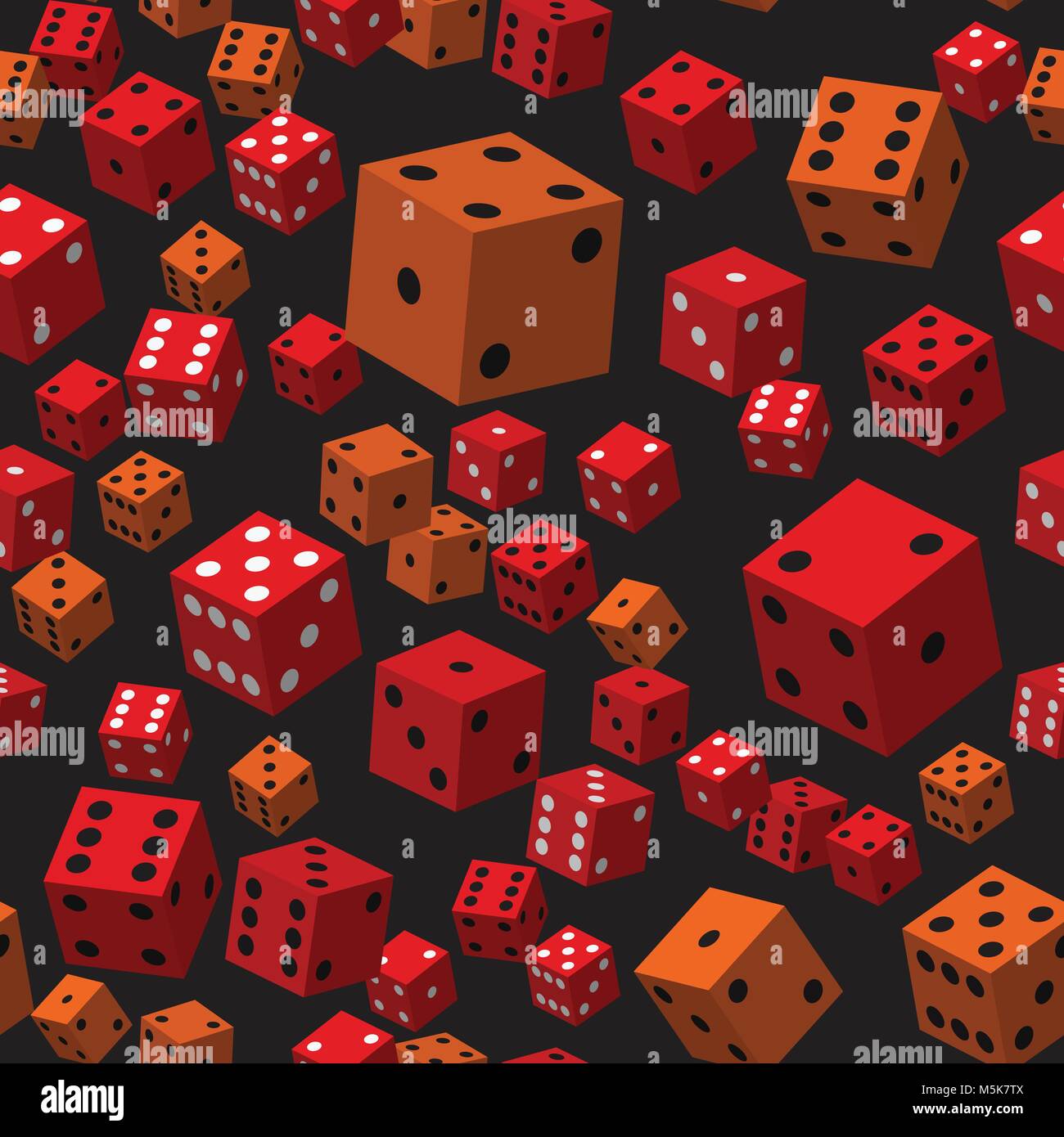 Orange dice Stock Vector Images - Alamy