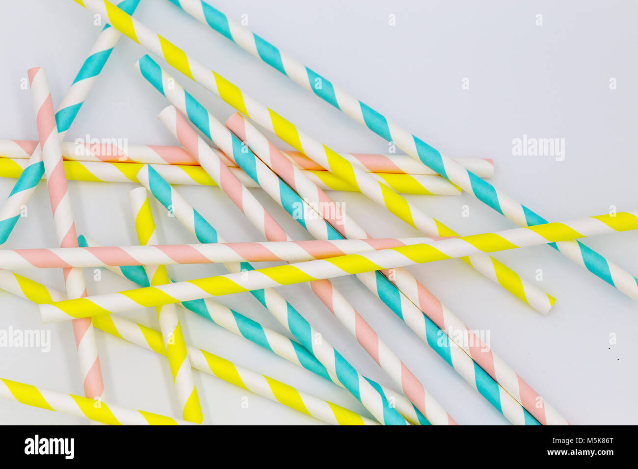 Paper Drinking Straws Stock Photo - Alamy