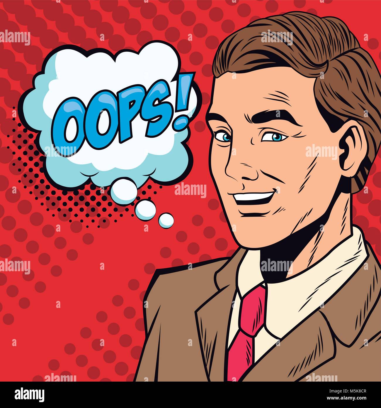 Businessman Pop Art Cartoon Stock Vector Image And Art Alamy