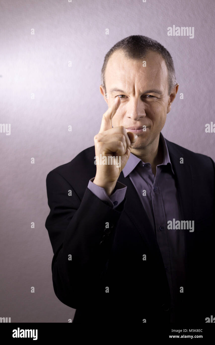 Businessman in suit and tie Stock Photo - Alamy