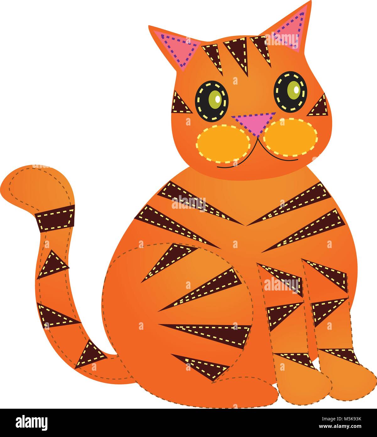 Stylized cat hi-res stock photography and images - Alamy