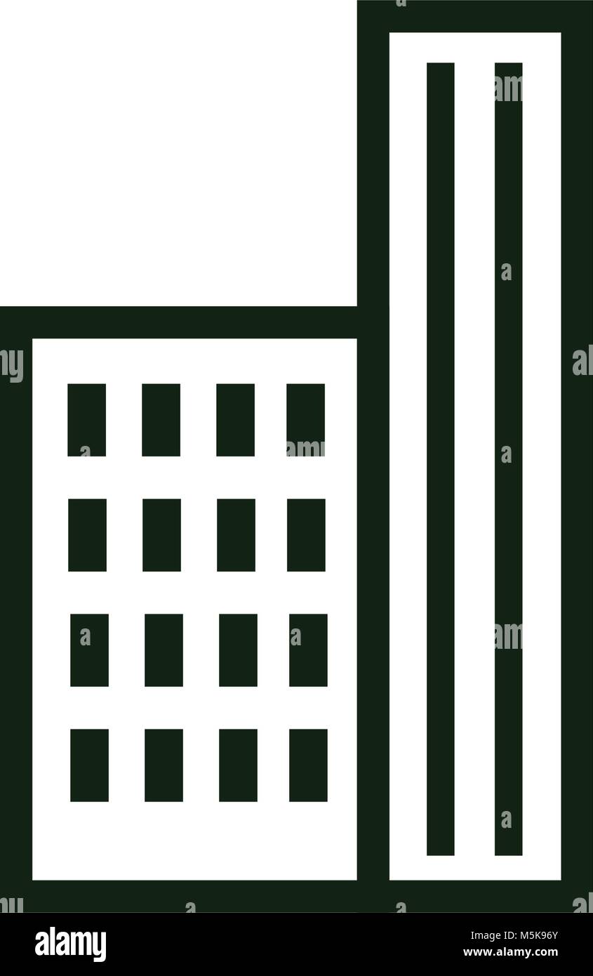 Apartment vector icon, house symbol. Modern, simple flat isolated ...