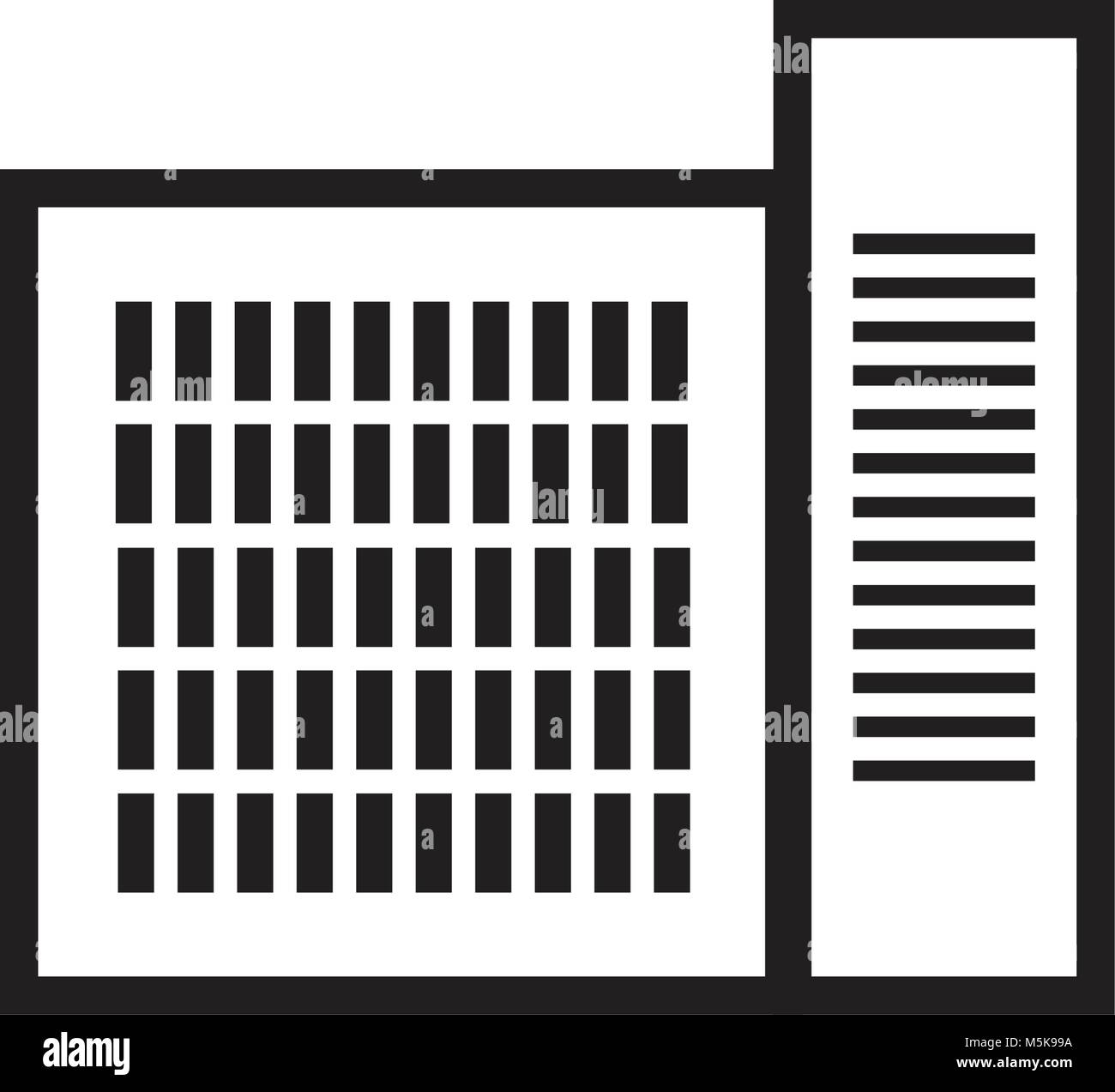 Apartment vector icon, house symbol. Modern, simple flat isolated ...