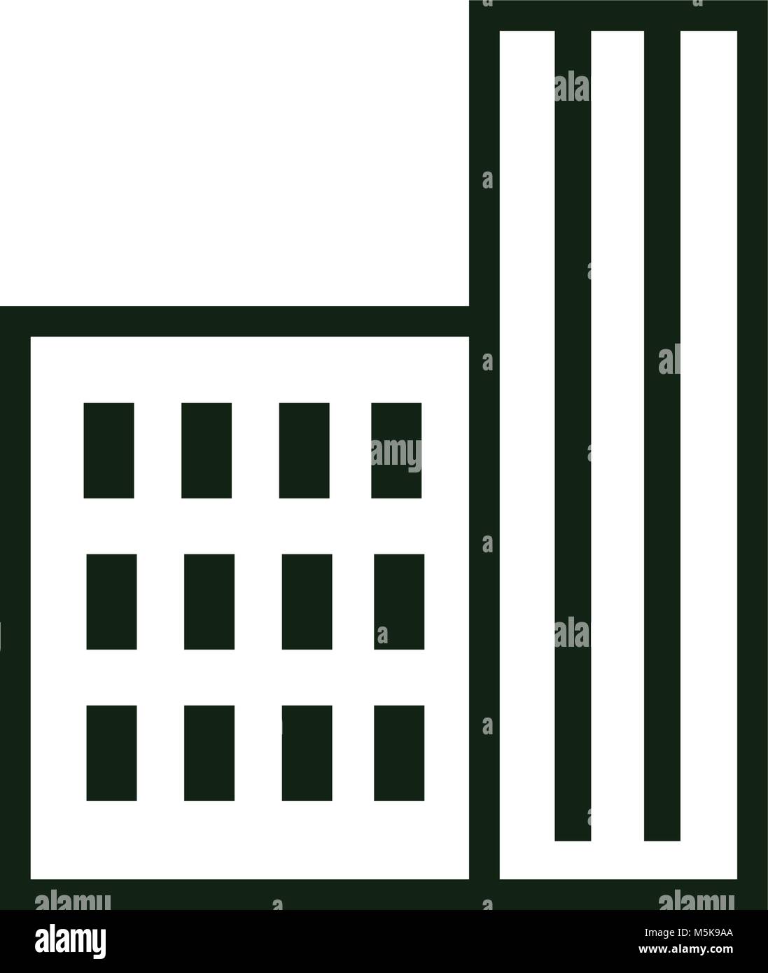 Apartment vector icon, house symbol. Modern, simple flat isolated ...