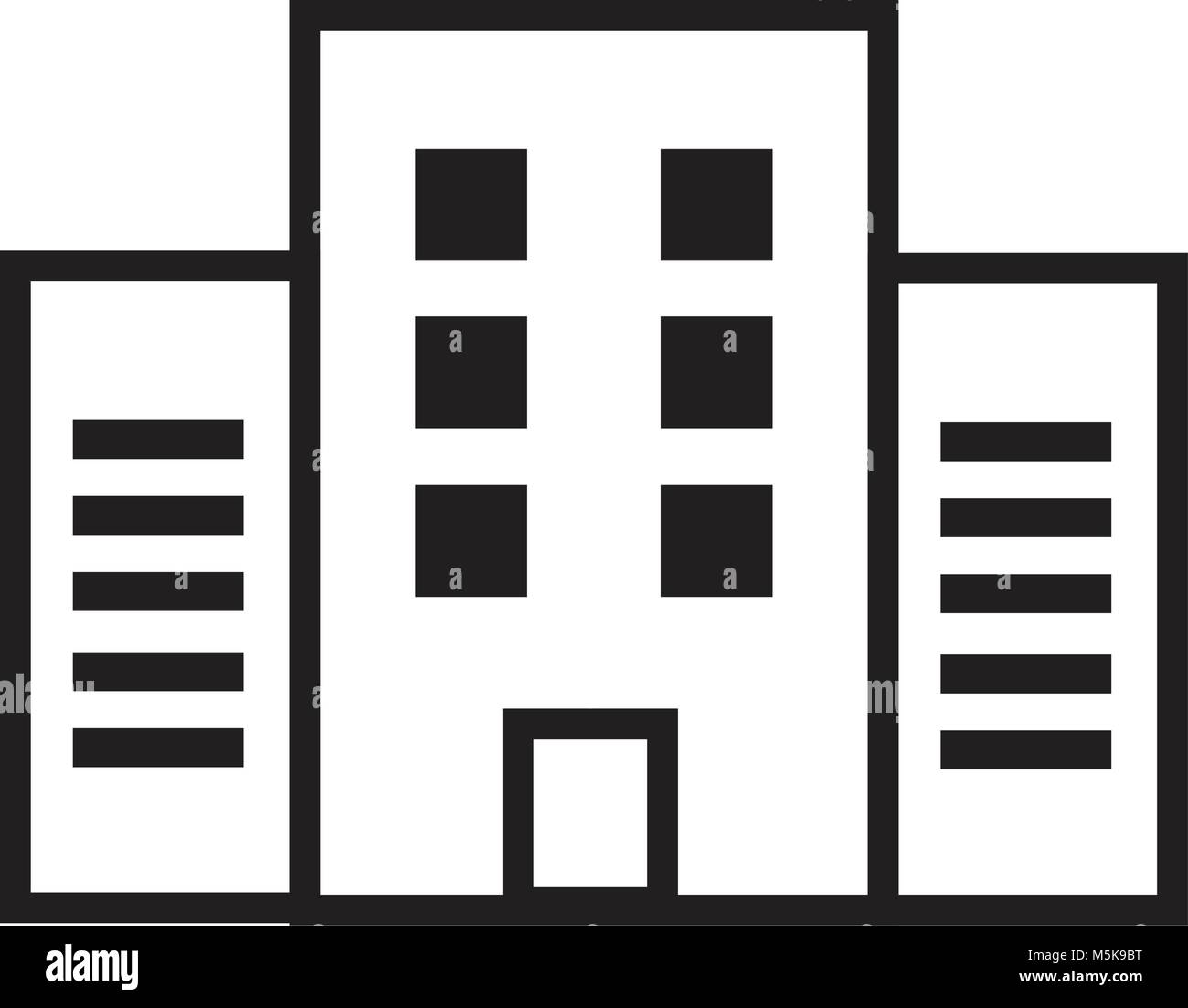 Apartment vector icon, house symbol. Modern, simple flat isolated ...