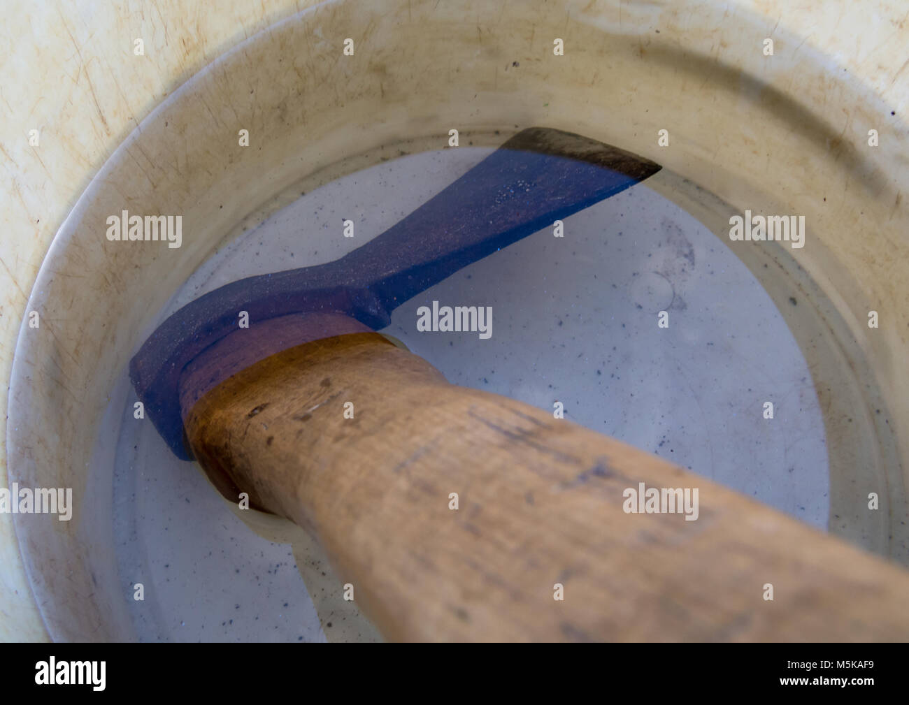 Falling axe hi-res stock photography and images - Alamy