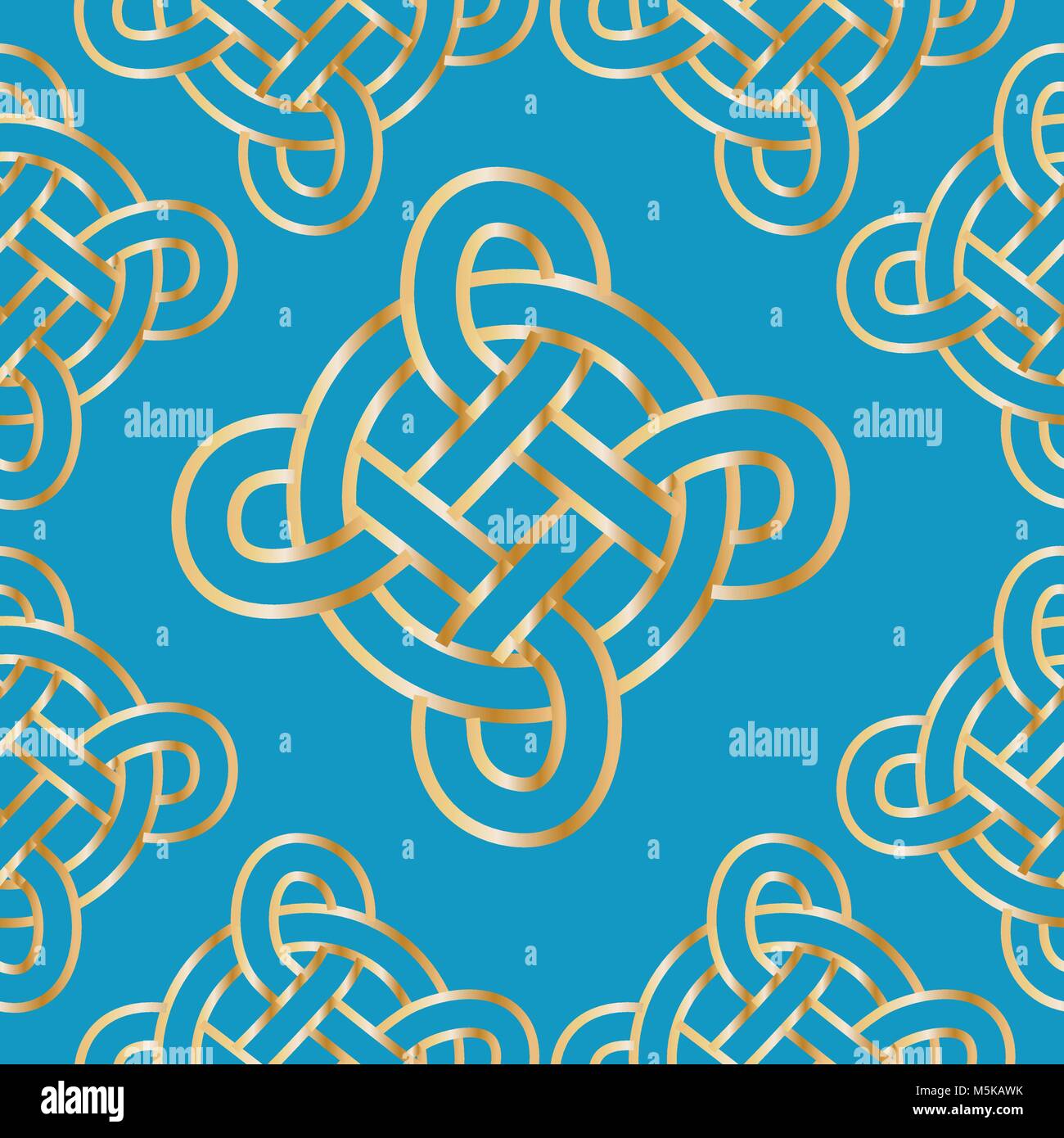 Celltic knot vector seamless pattern Stock Vector Image & Art - Alamy