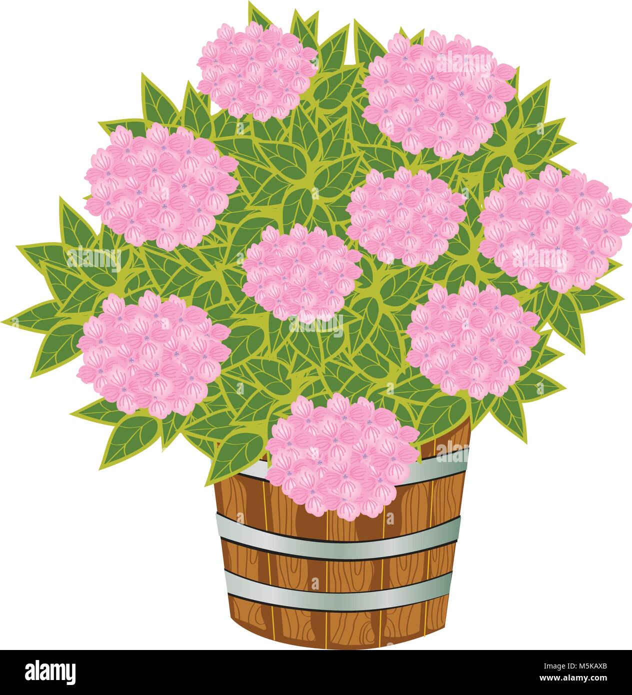 Pink shrub Stock Vector Images - Alamy